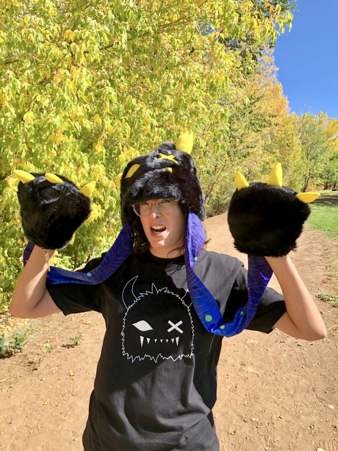 Snaggy Creature Hood Hat - Meow Wolf