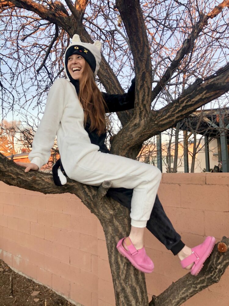 Color Logo Back Zip Hoodie - Meow Wolf