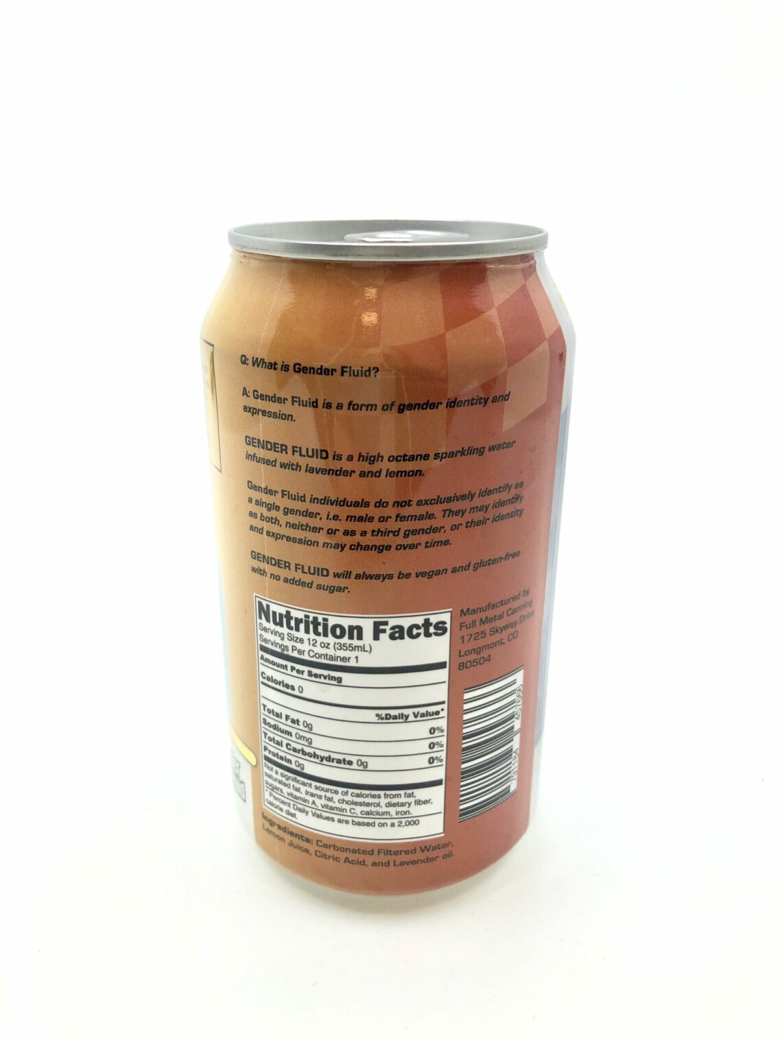 Gender Fluid Sparkling Water - Meow Wolf