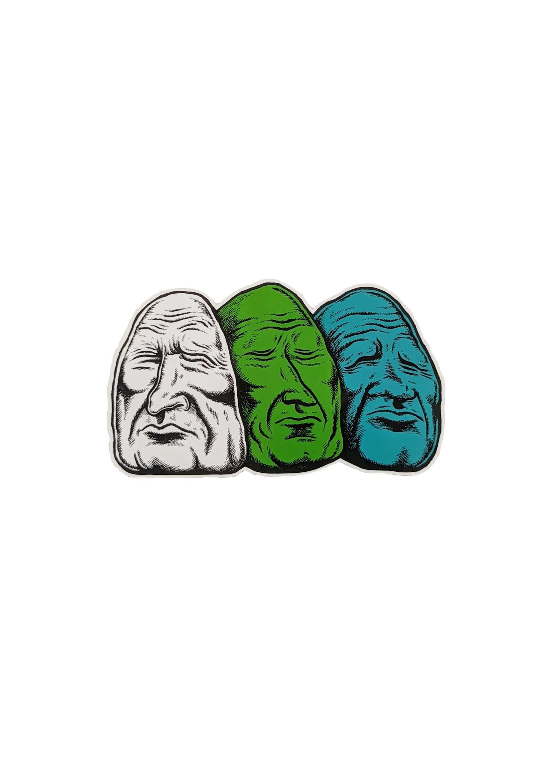 Three Headed Sticker - Meow Wolf Shop